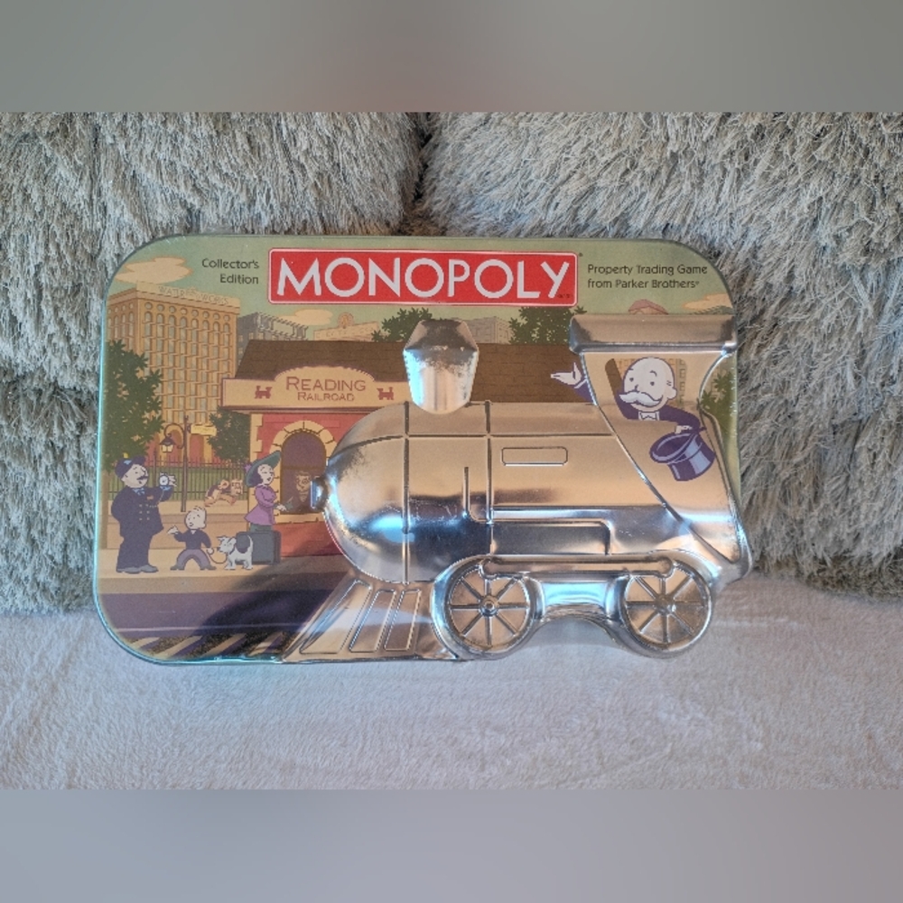 Monopoly Reading Railroad Collector's Edition. Never … - Gem